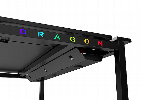 שולחן גיימינג Dragon Magma Gaming Table RGB DLX | שולחנות גיימינג
