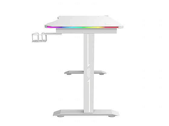 שולחן גיימינג DRAGON GAMING TABLE RGB T5 צבע לבן | שולחנות גיימינג