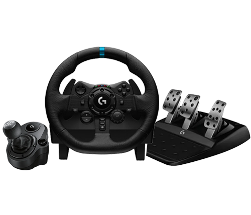 הגה מרוצים לפלייסטיישן ומחשב - Driving Force LOGI G923 Wheel - PC / PS ...