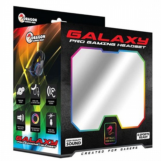אוזניות גימינג DRAGON GALAXY RGB | ציוד היקפי | אוזניות