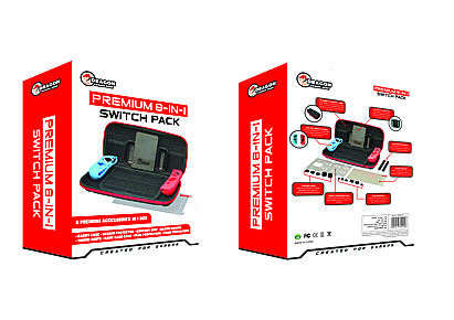 תיק נשיאה לנינטנדו DRAGON SWITCH 8 IN 1 | אביזרי Nintendo