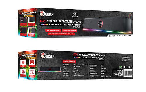סאונד בר DRAGON RGB | ציוד היקפי | שמע (רמקולים ומקרופונים)